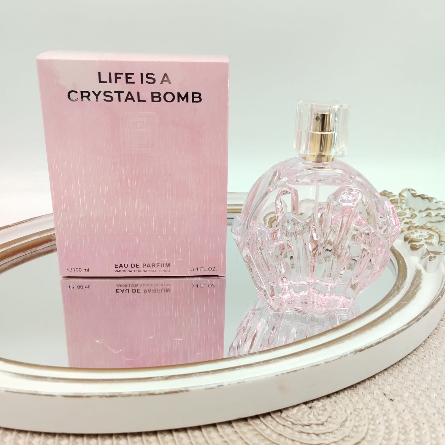 PERFUME CRISTAL BOMB ROSE 100ML B2358-2 – Beautyfull2715